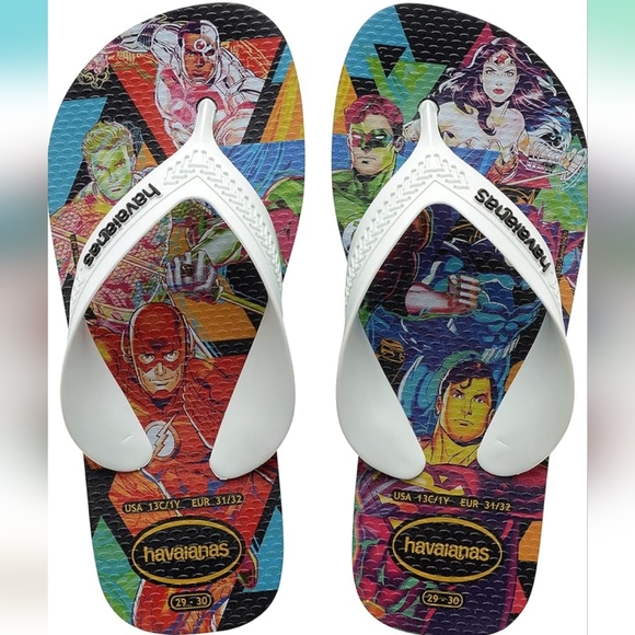 Havaianas | Shoes | Havaianas 34y Kids Dc Comics Flips | Poshmark